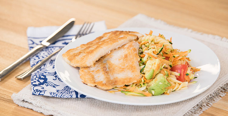 Fish With Pasta Salad | Healthy Lunch Recipes - Heart Foundation