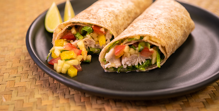 Grilled fish & salsa wrap | Healthy Fish Recipes - Heart Foundation